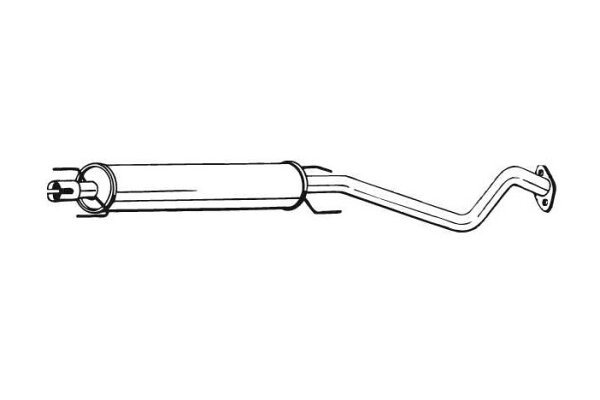 Izduvni lonac Opel Astra 98-12, srednji lonac