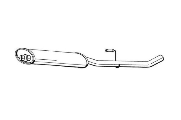 Izduvni lonac Fiat Scudo 96-12, srednji lonac