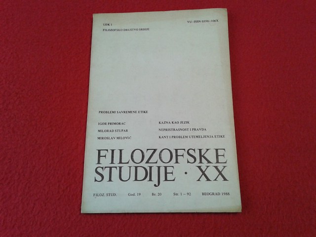 Filozofske studije XX