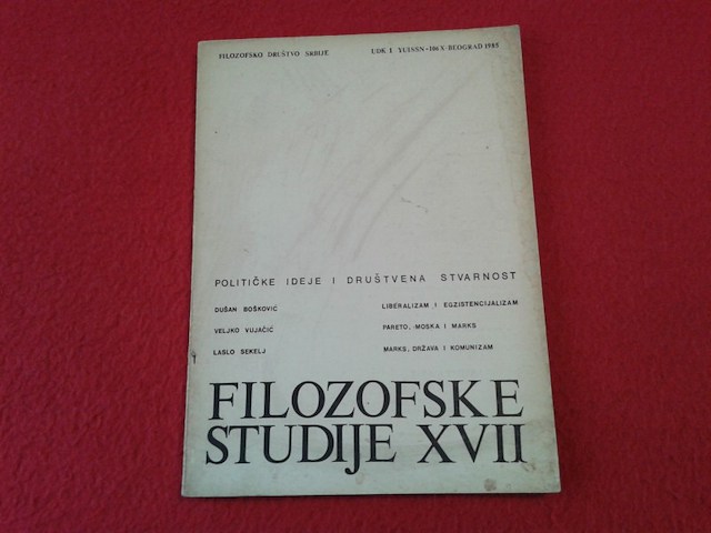 Filozofske studije XVII