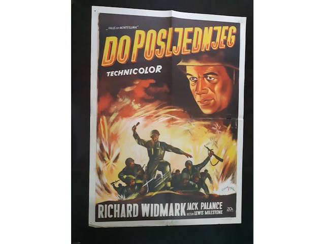DO POSLEDNJEG 1950 - FILMSKI POSTER