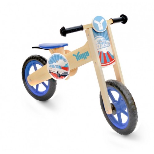 Balans Bicikl Bike Wooden Yugo Blue