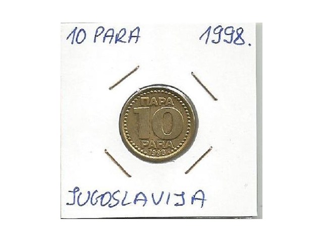 a3 Jugoslavija 10 para 1998.