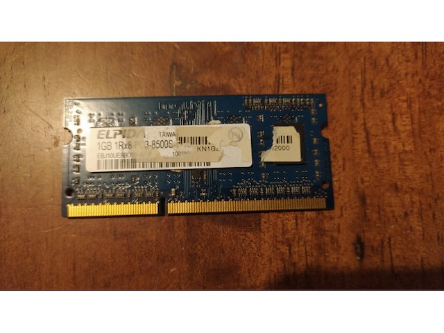 Ram memorija 1GB DDR3 Elpida , 1066MHz