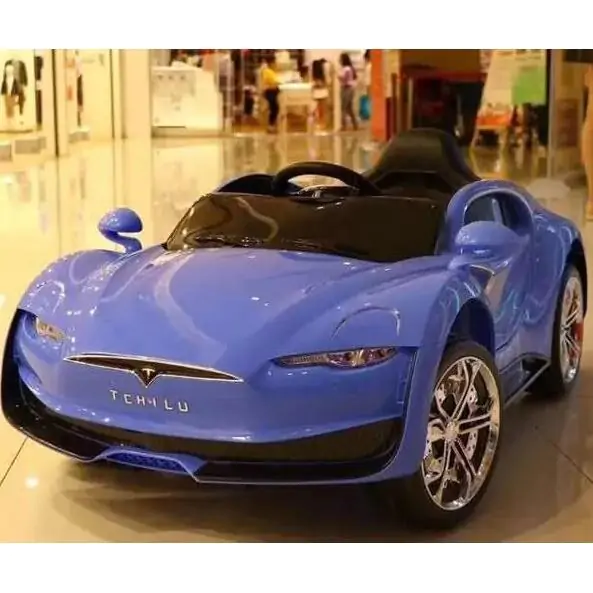 Auto na akumulator blue Tesla