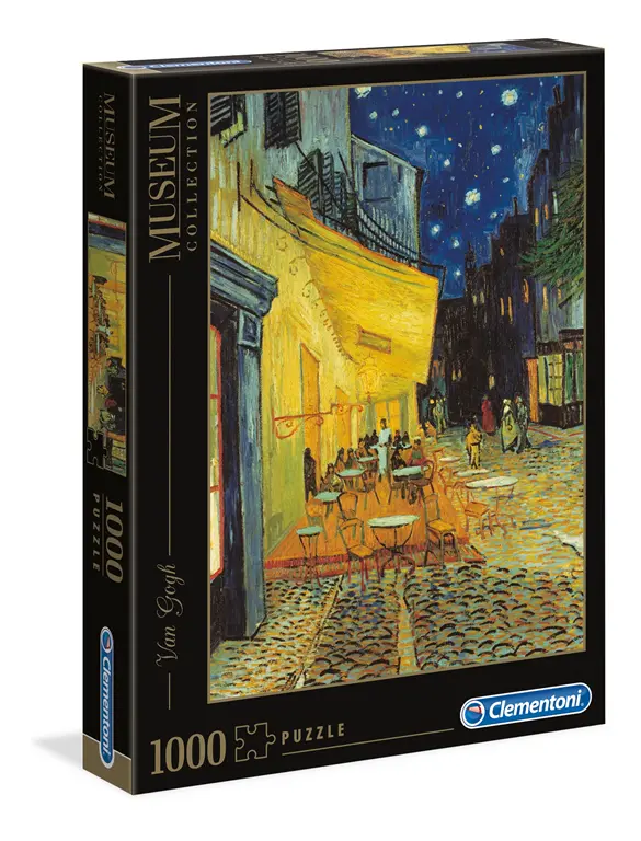 Clementoni CLEMENTONI PUZZLE 1000 DELOVA - VAN GOGH: ESTERNO DI CAFFÈ DI NOTTE (31470)