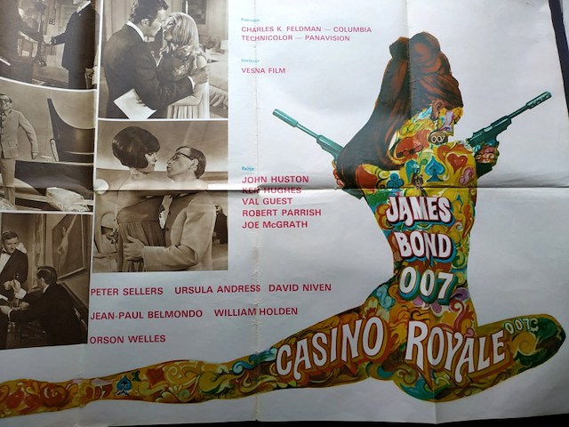 KAZINO ROJAL filmski plakat JAMES BOND 007 veli format
