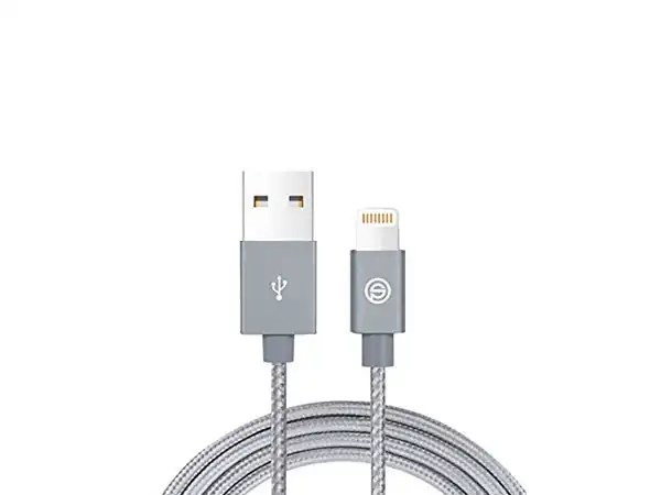 USB pleteni kabl za iPHONE 1.2 m -sivi 024051