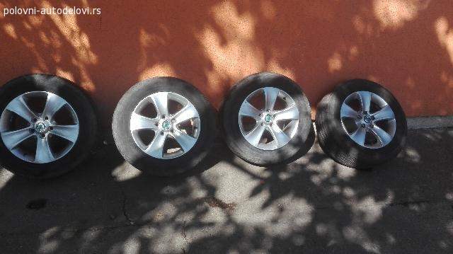 Alu felne 5x112 R16 Škoda