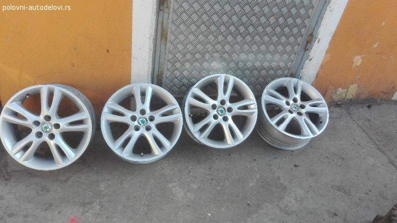 Alu felne 5x110 orginal skoda