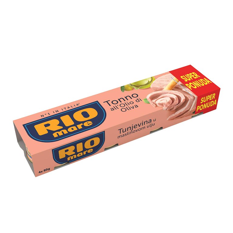 Rio Mare tuna u extra devičanskom maslinovom ulju 4x80g