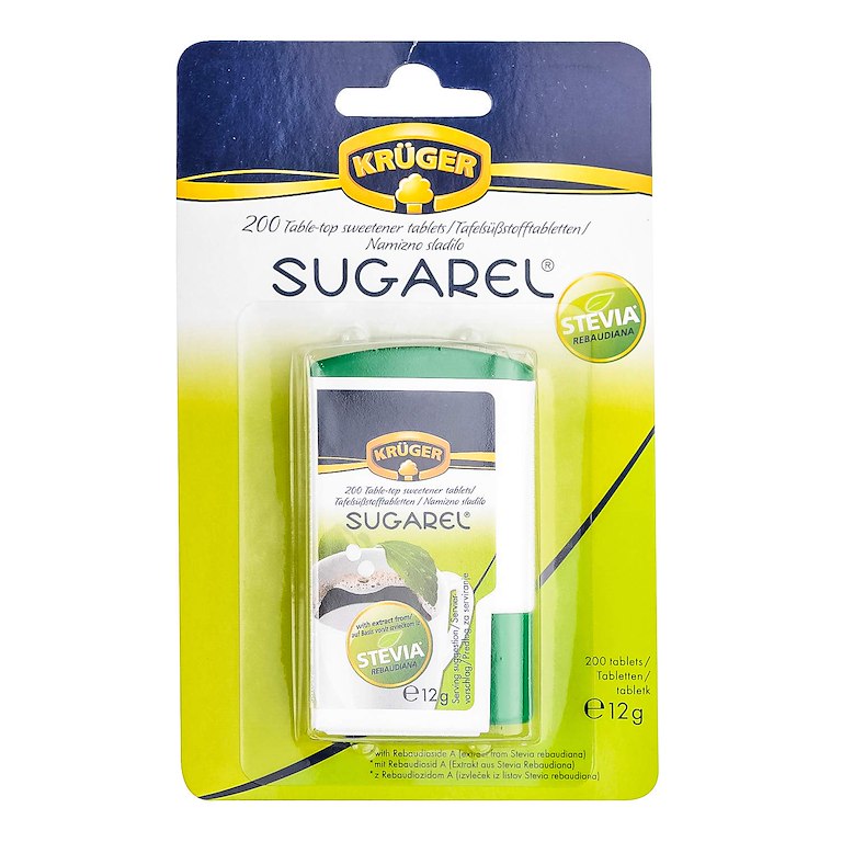 Sugarel krueger zaslađivač sugarel sa steviom 200/1 12g sugarel krueger