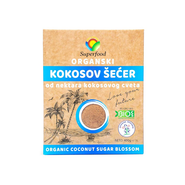 Superfood organski kokosov šećer 400g