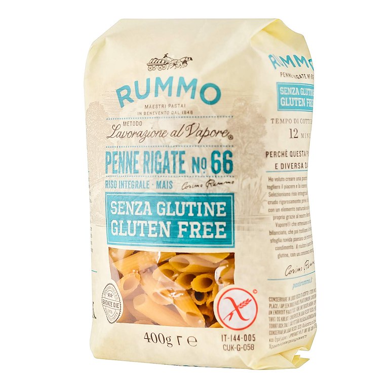 Testenina Penne Gluten Free 400g Rummo