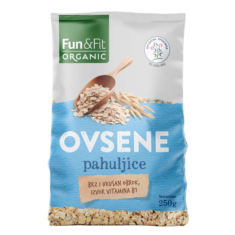 Fun&Fit pahuljice ovsene org 250g fun&fit