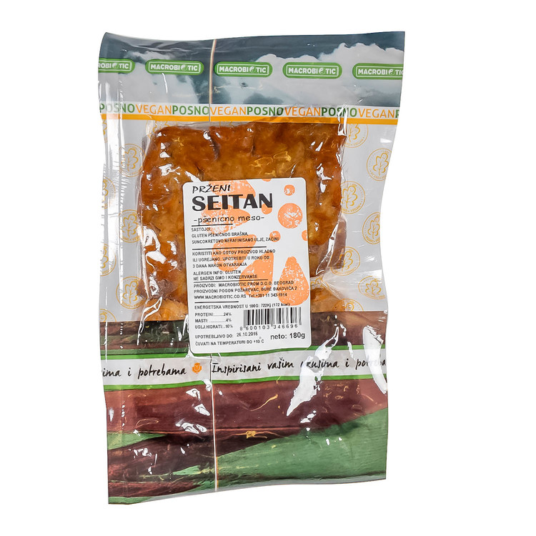 Macrobiotic Seitan pšenično meso sitno prženo 180g