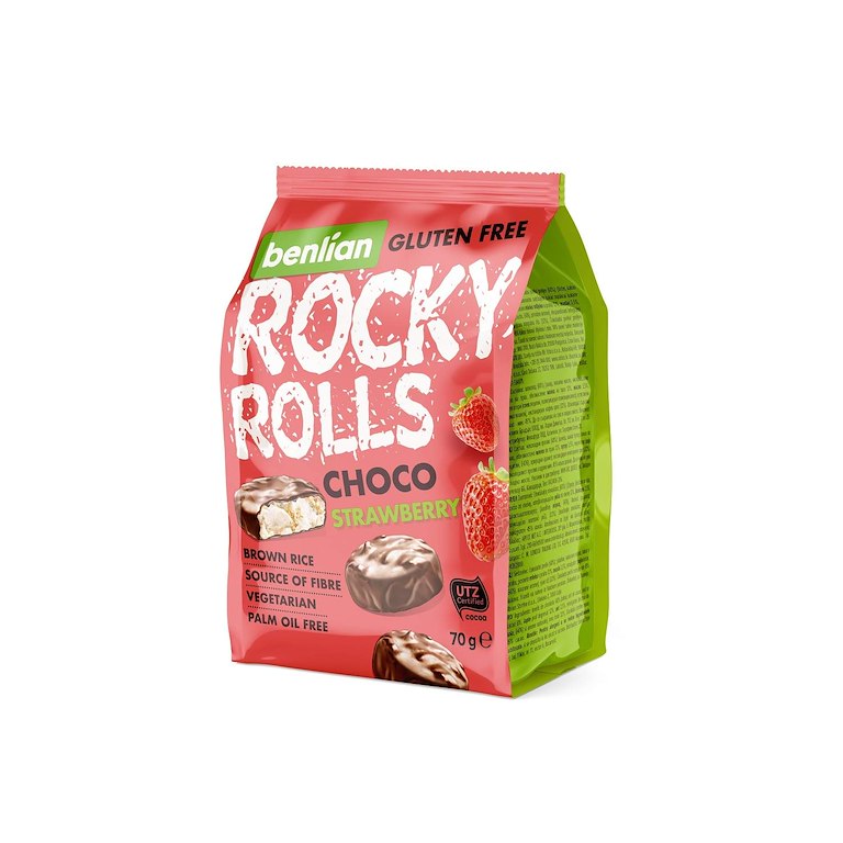 Benlian Food galete rocky rolls jagoda bf 70g benlian food