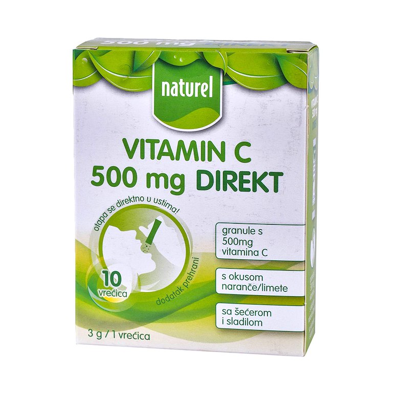 Naturel direkt vitamin c 500mg 30g naturel