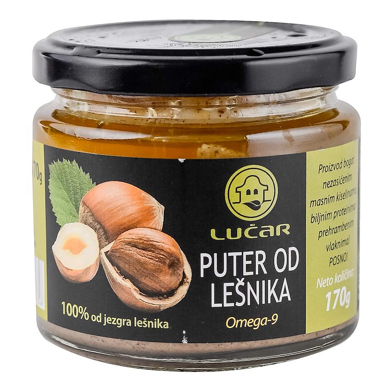 Lučar puter od lesnika 170 g