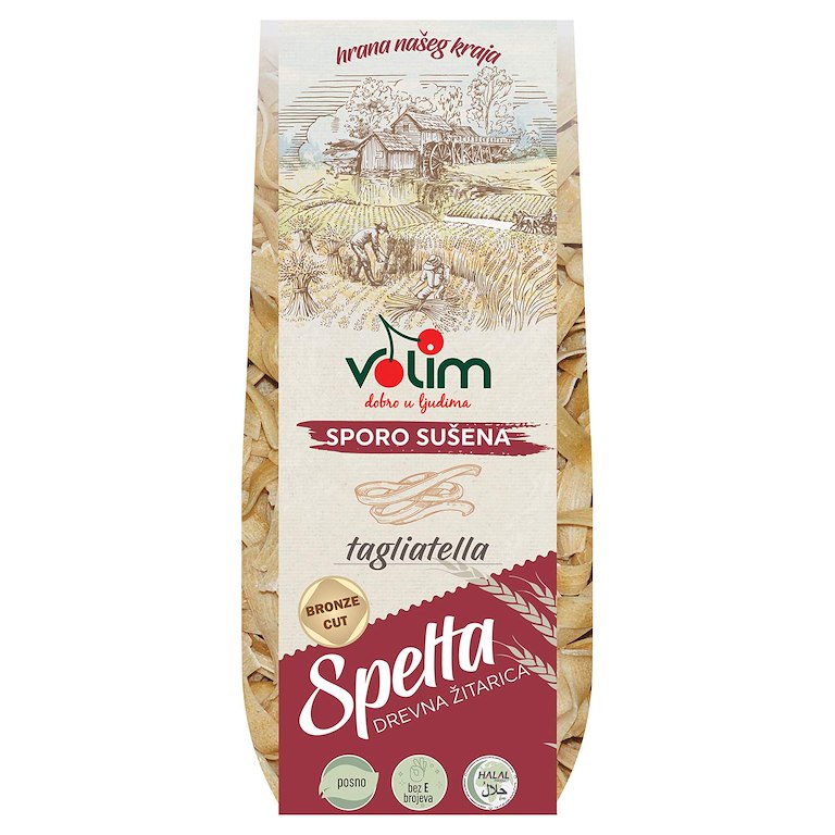 Volim testenina sa speltom tagliatella 250g volim