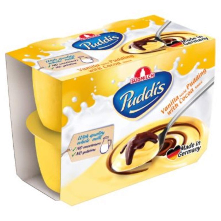 Campina puddis puding vanila sa prelivom čokolade 125g