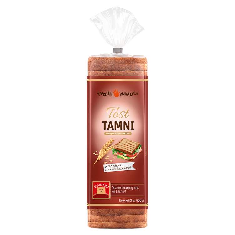 t5m hleb tost tamni 500g t5m