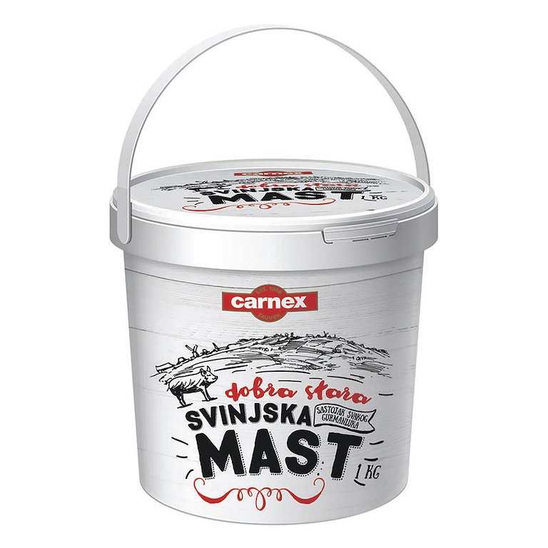 Carnex svinjska mast kantica 1kg