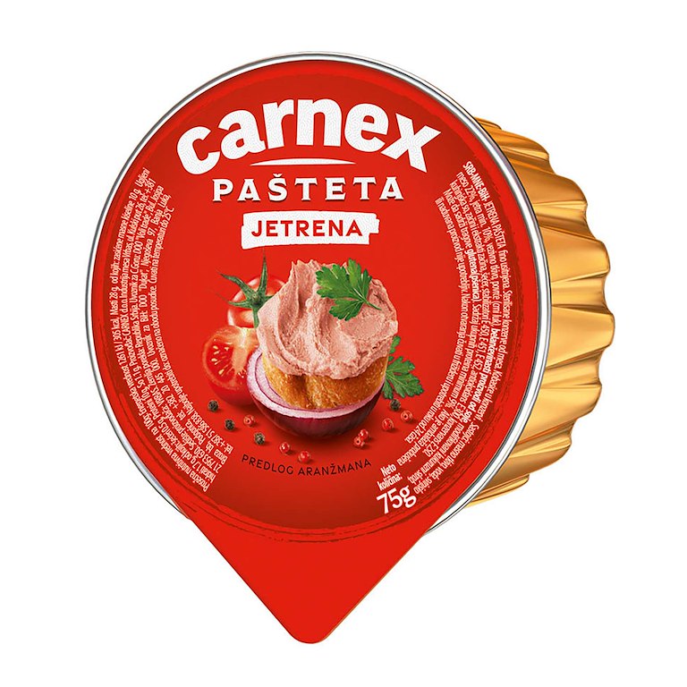 Carnex jetrena pašteta 75g
