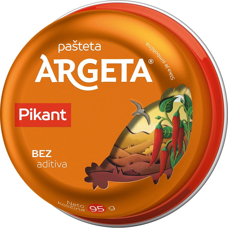 Argeta pašteta pikant 95g