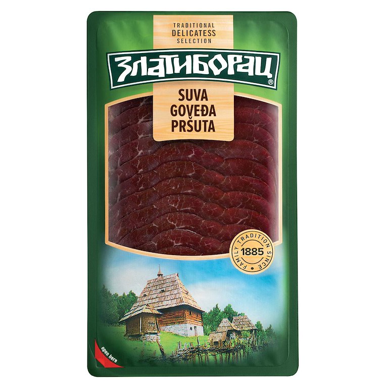 Zlatiborac goveđa pršuta slajs 100 g