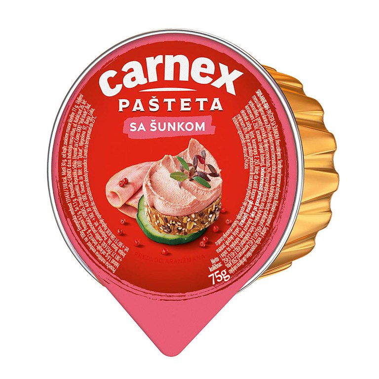 Carnex pašteta sa šunkom 75g