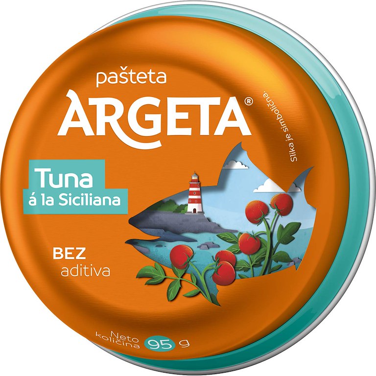 Argeta tuna Sicilijana pašteta 95g