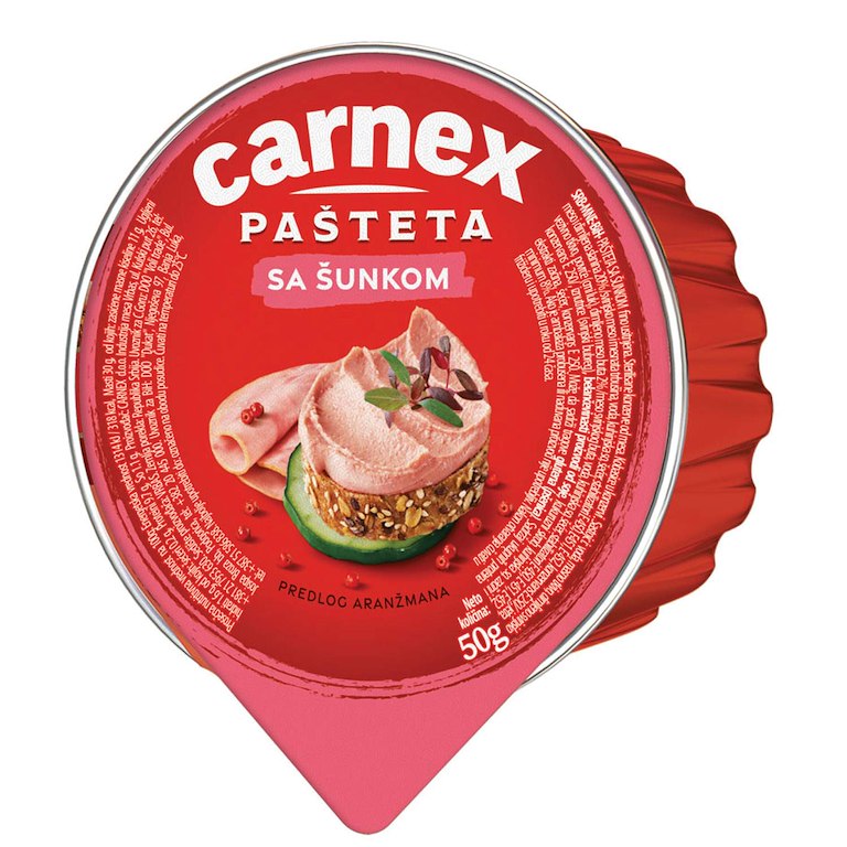 Carnex pašteta sa šunkom 50g