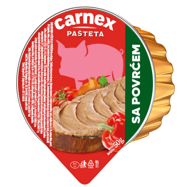 Carnex pašteta sa povrćem 50g