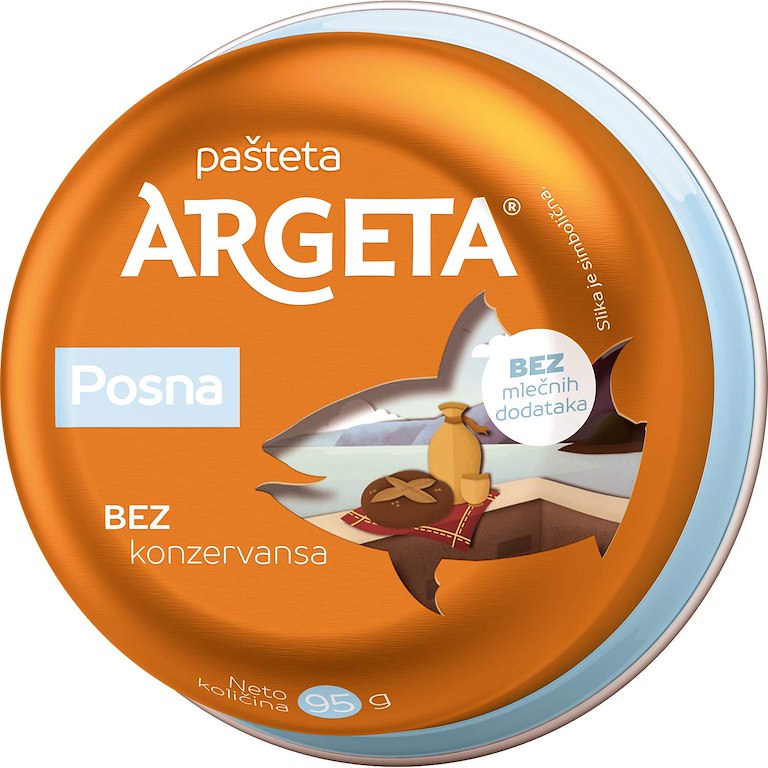 Argeta posna pašteta 95g