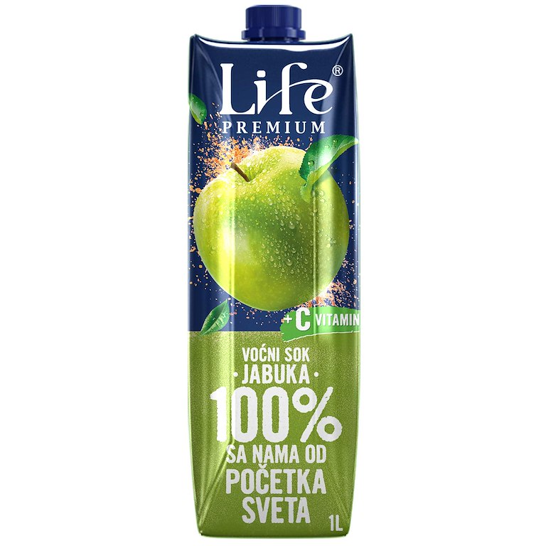 Life premium 100% jabuka 1l