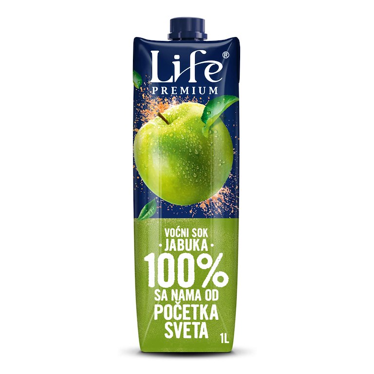 Life premium 100% jabuka 1l