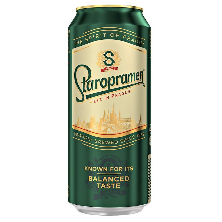 Staropramen pivo 0,5l