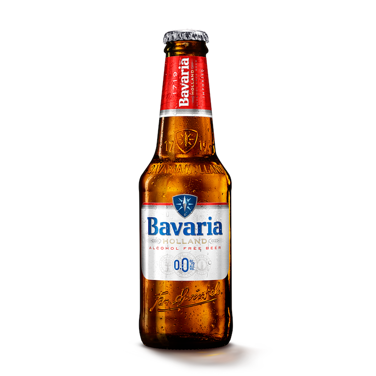 Bavaria bezalkoholno pivo 0,25l nepovratna boca Bavaria