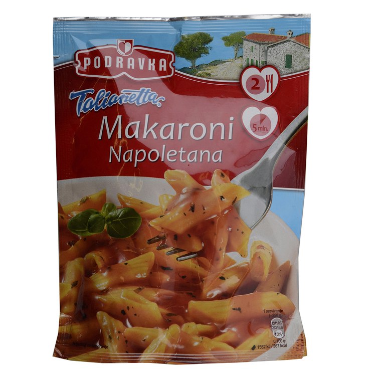 Podravka talianetta Makaroni-napoletana 160 g