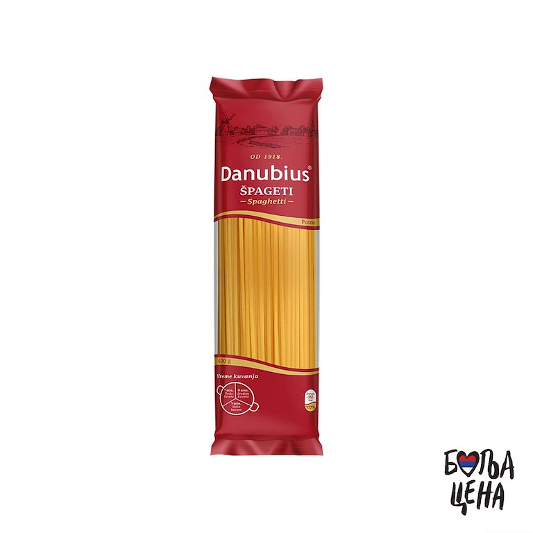 Danubius spaghetti obogaceni vitaminima A i iD3 Danubius