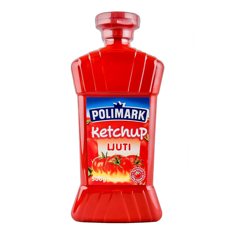 Polimark Ketchup Ljuti- Polimark kečap ljuti 500 g