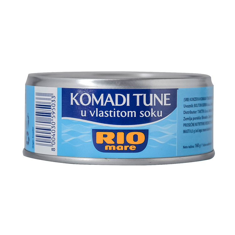 Rio Mare komadi tune u sopstvenom soku 160g