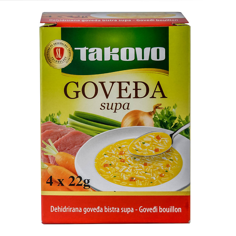 Takovo Goveđa supa 4x22g