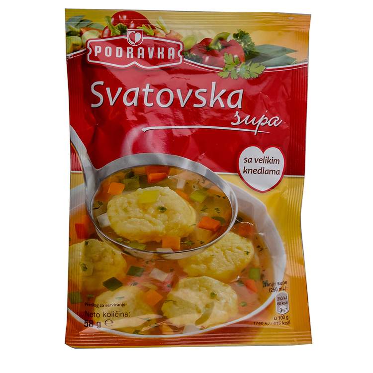 Podravka svatovska supa sa velikim knedlama 58 g