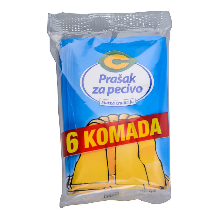 C Prašak za Pecivo, 6 komada (6x 12g)=72g