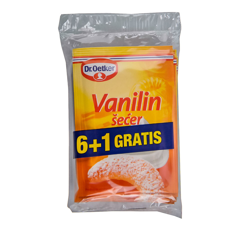 Dr. Oetker Vanilin šećer, 6 komada + 1 gratis ( 7x10g)=70g