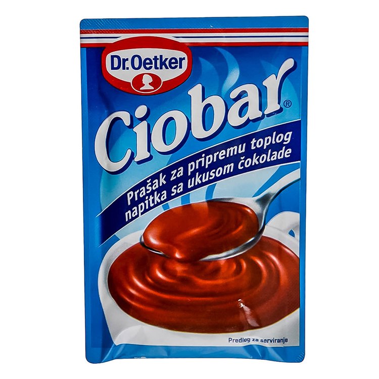 Dr. Oetker Ciobar prašak za pripremu toplog napitka sa ukusom čokolade 25g