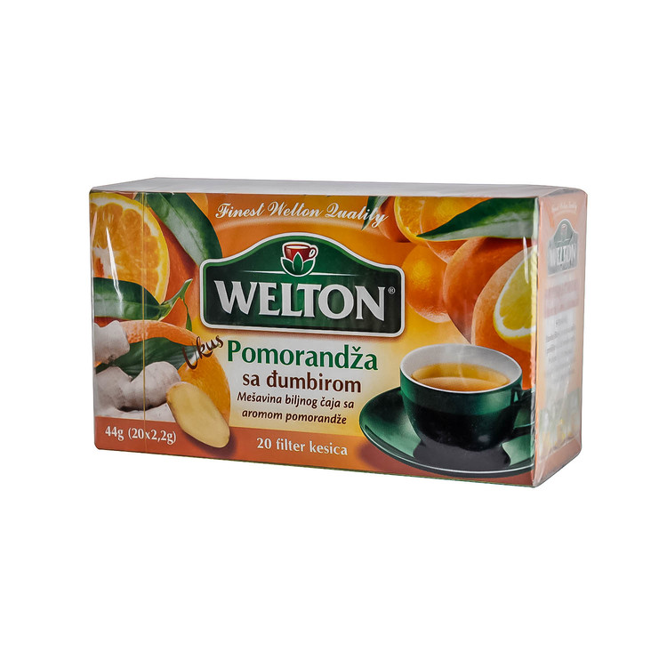 Welton čaj pomorandža đumbir 44g