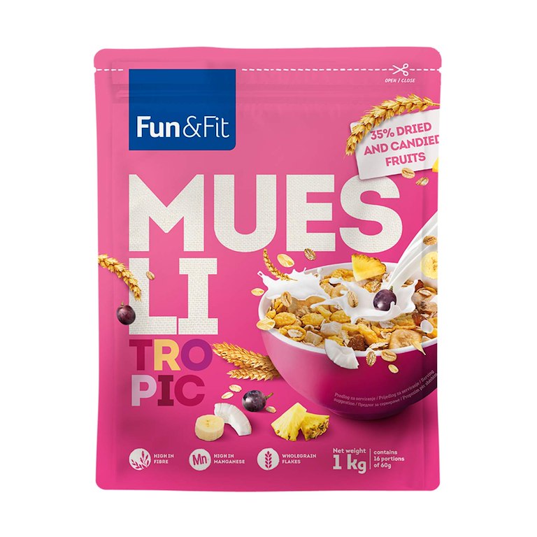 Fun & Fit musli tropik 1kg